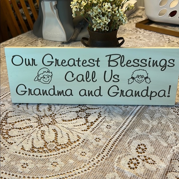 Wall Decor | Grandma And Grandpa Wall Sign White | Poshmark